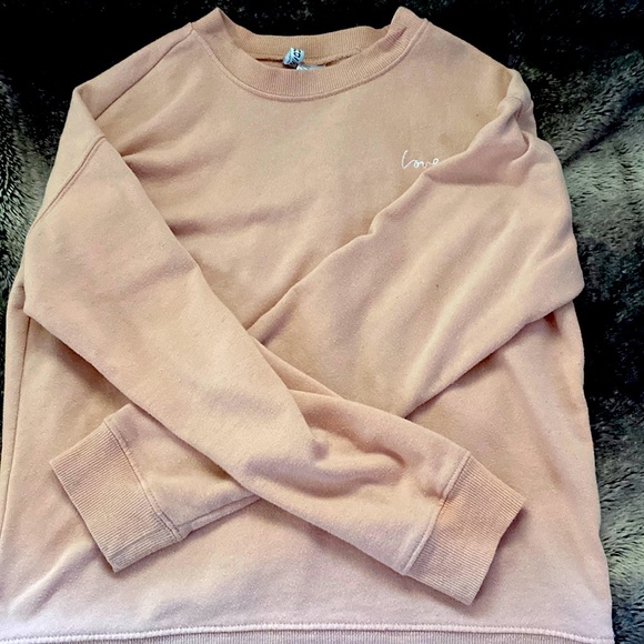 Divided | Sweaters | Pink Pastel Love Sweater | Poshmark